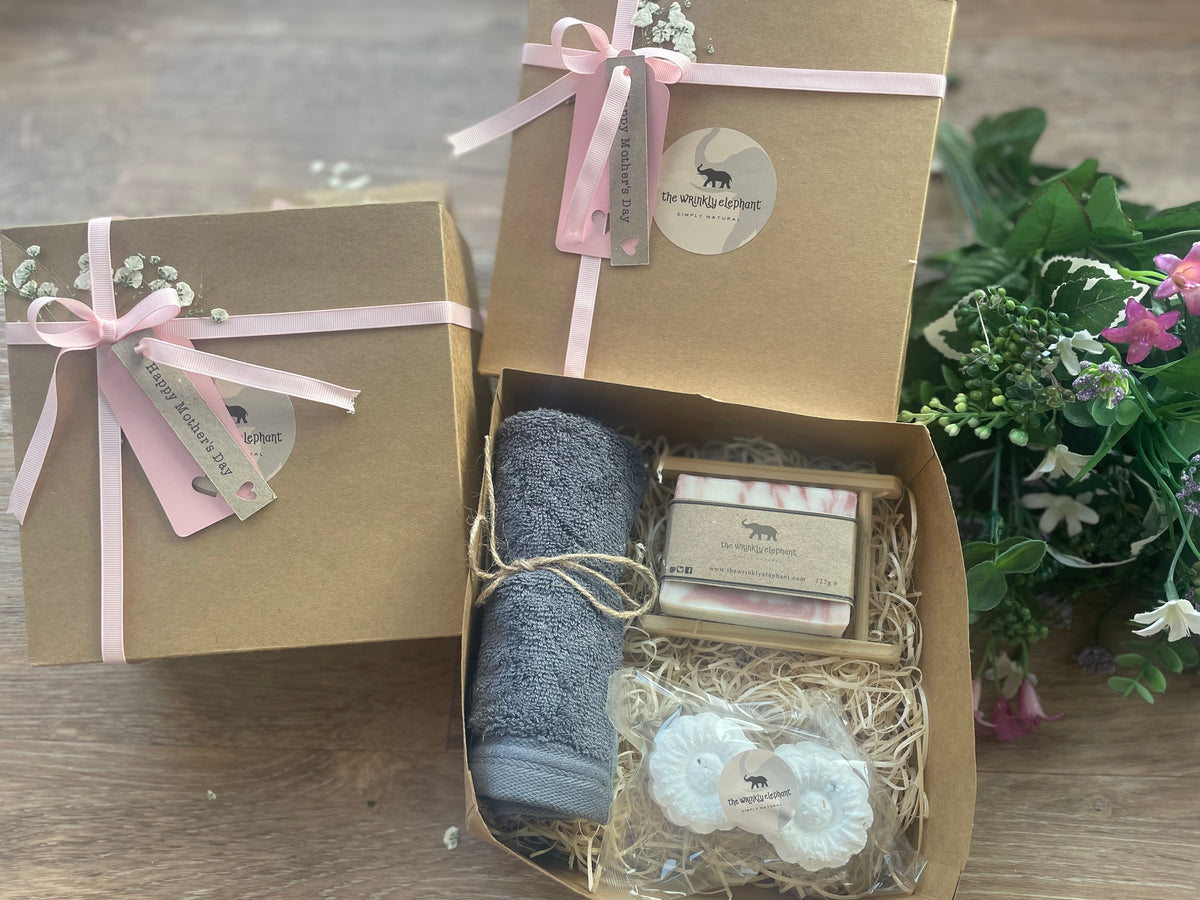 Mother's Day Mini hamper set. – The Wrinkly Elephant Company